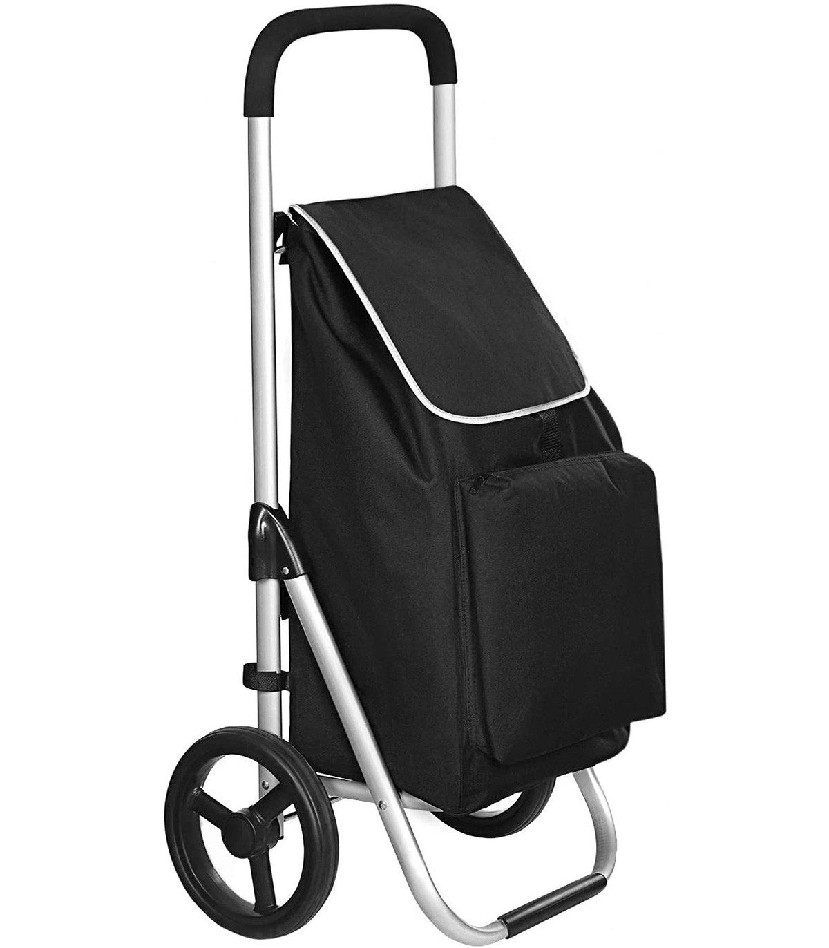 Carucior cumparaturi, Pliabil, Negru, 40 L