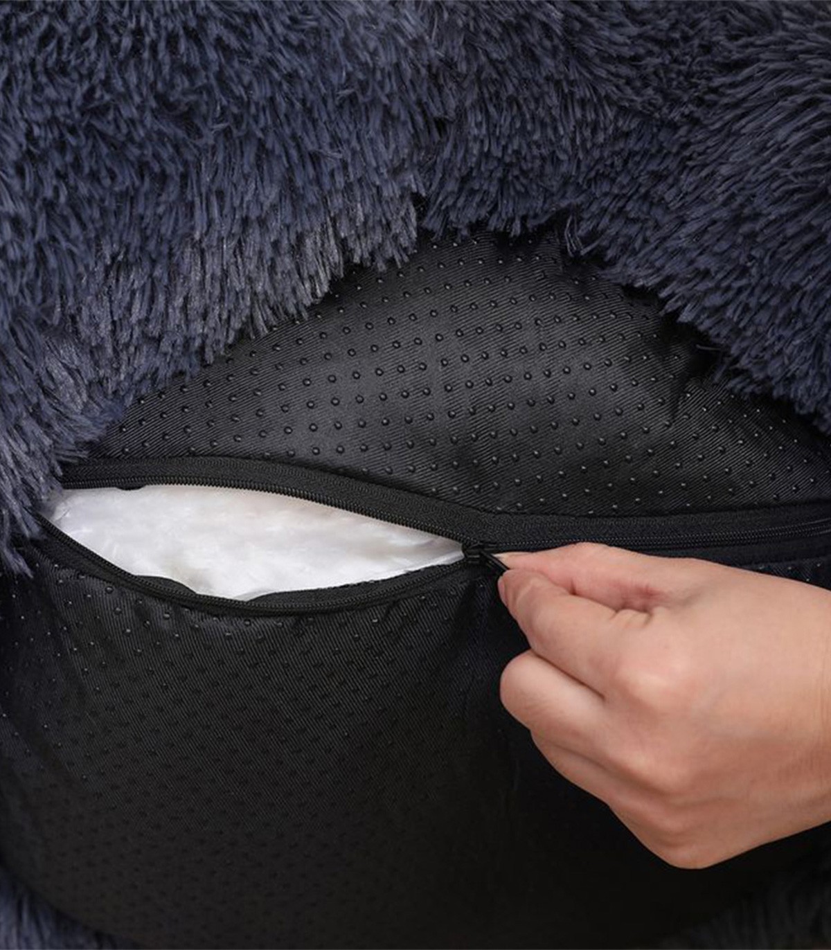 Pat lavabil rotund pentru caini , rotund, antialunecare, diametru 80 cm ...
